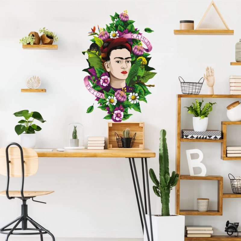 Αυτοκόλλητο Τοίχου - Frida Kahlo - caravelshop.gr